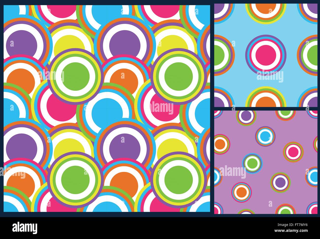 round circles pattern Stock Vector Image & Art - Alamy