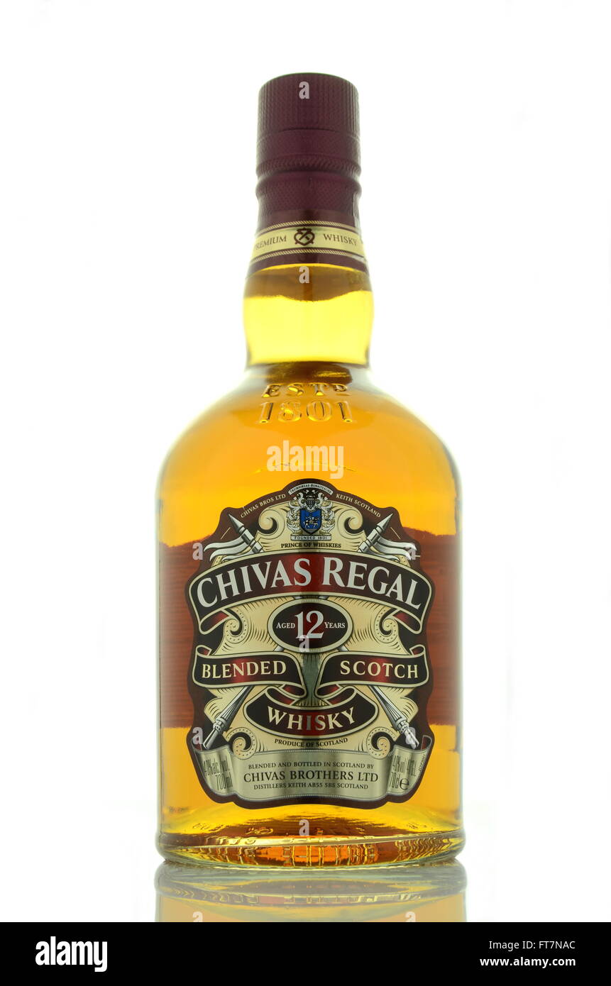 Chivas regal blended scotch whisky hi-res stock photography and images ...