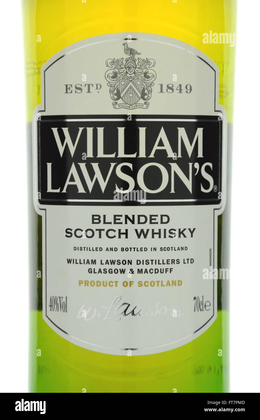 William lawson whisky hi-res stock photography and images - Alamy