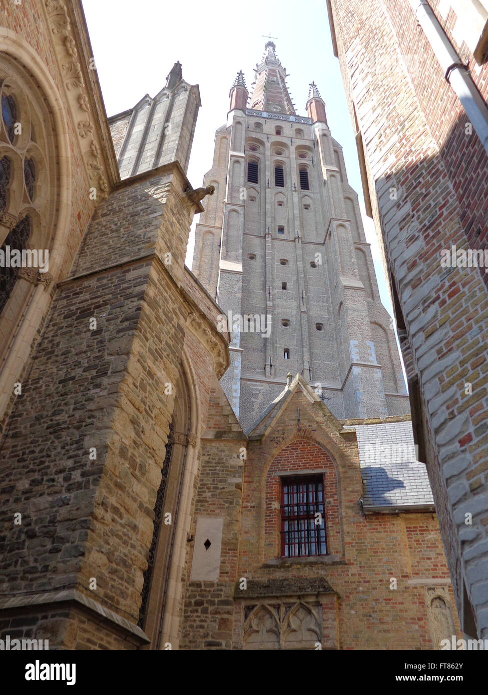 Tower church our lady bruges hi-res stock photography and images - Alamy