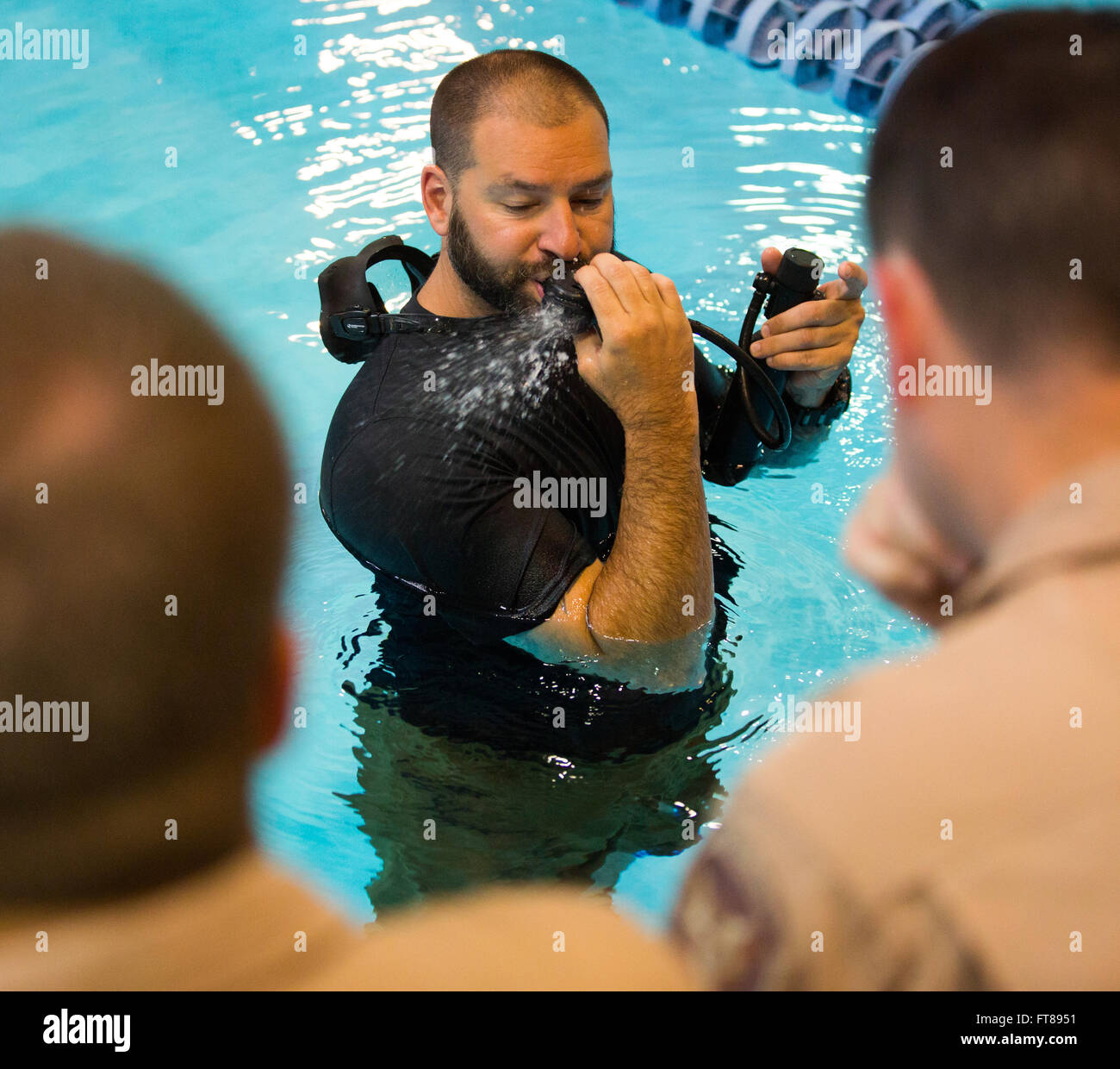CBP pilots perform inversion water training, simulating an emergency ...