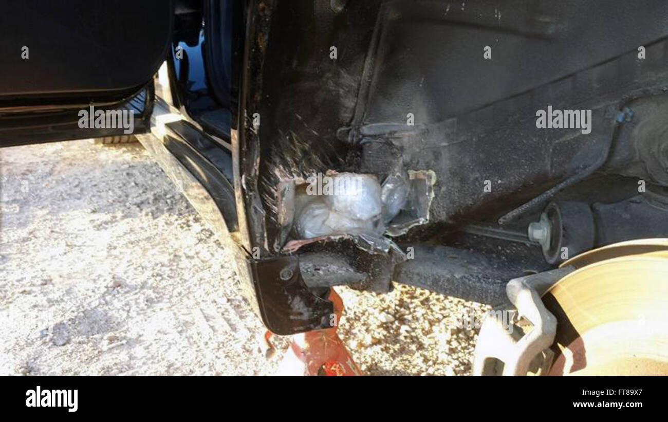 U.S. Customs and Border Protection (CBP) agents at the Highway 86 ...