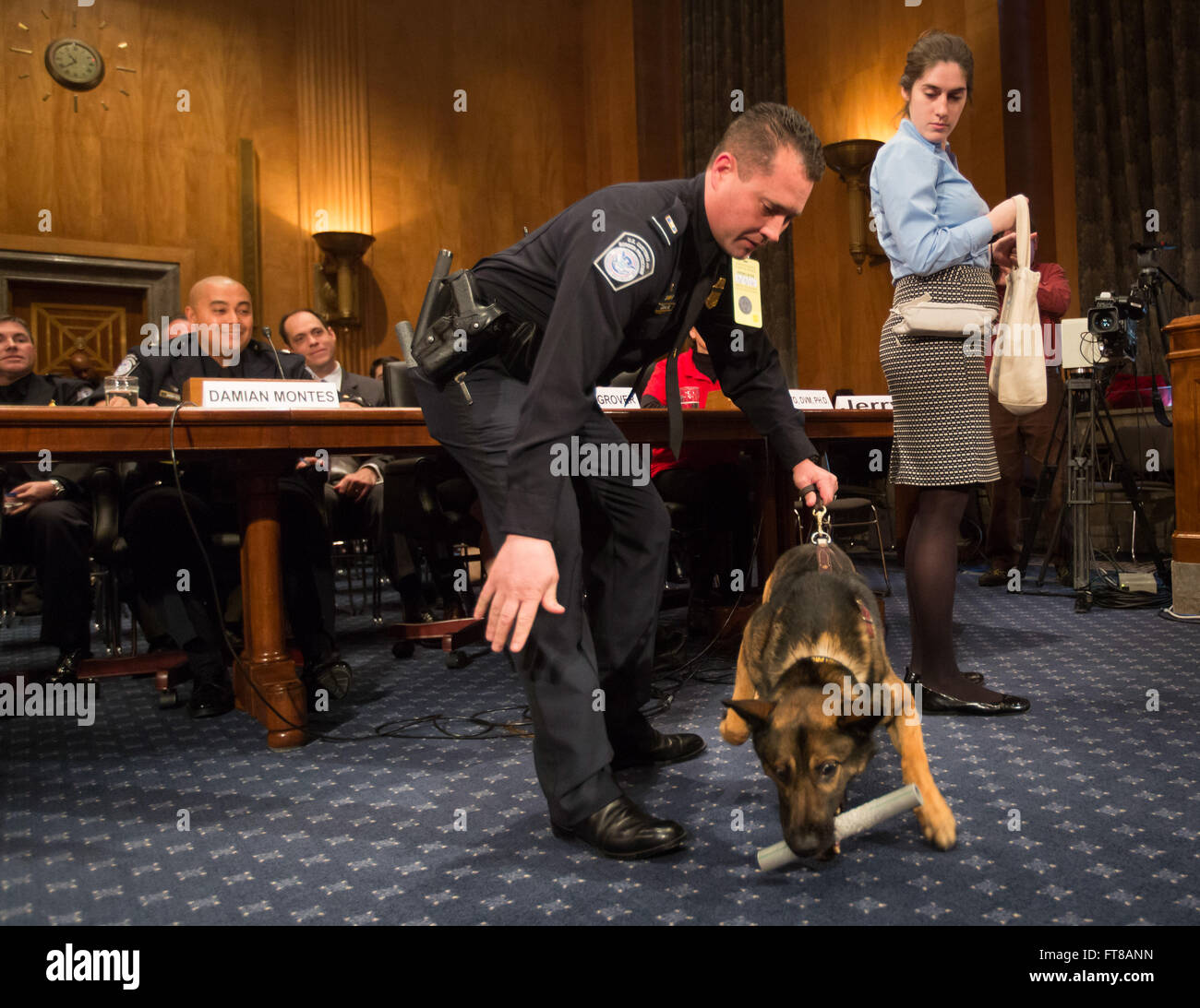 Cbp officer and his dog hi-res stock photography and images - Alamy