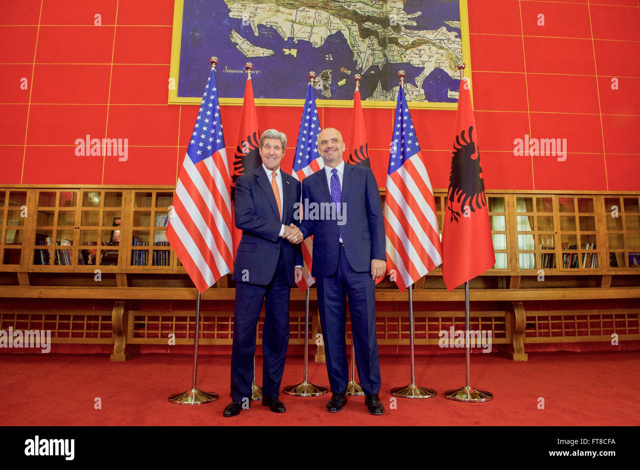 On February 14, 2016, U.S. Secretary of State John Kerry met with ...