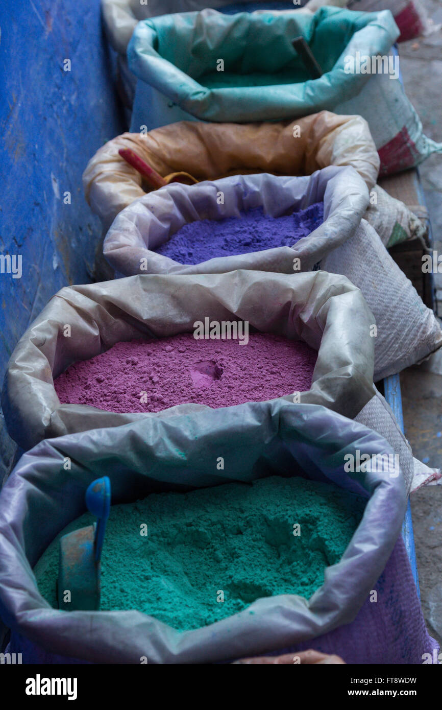 colorful powdered paint pigments Stock Photo - Alamy