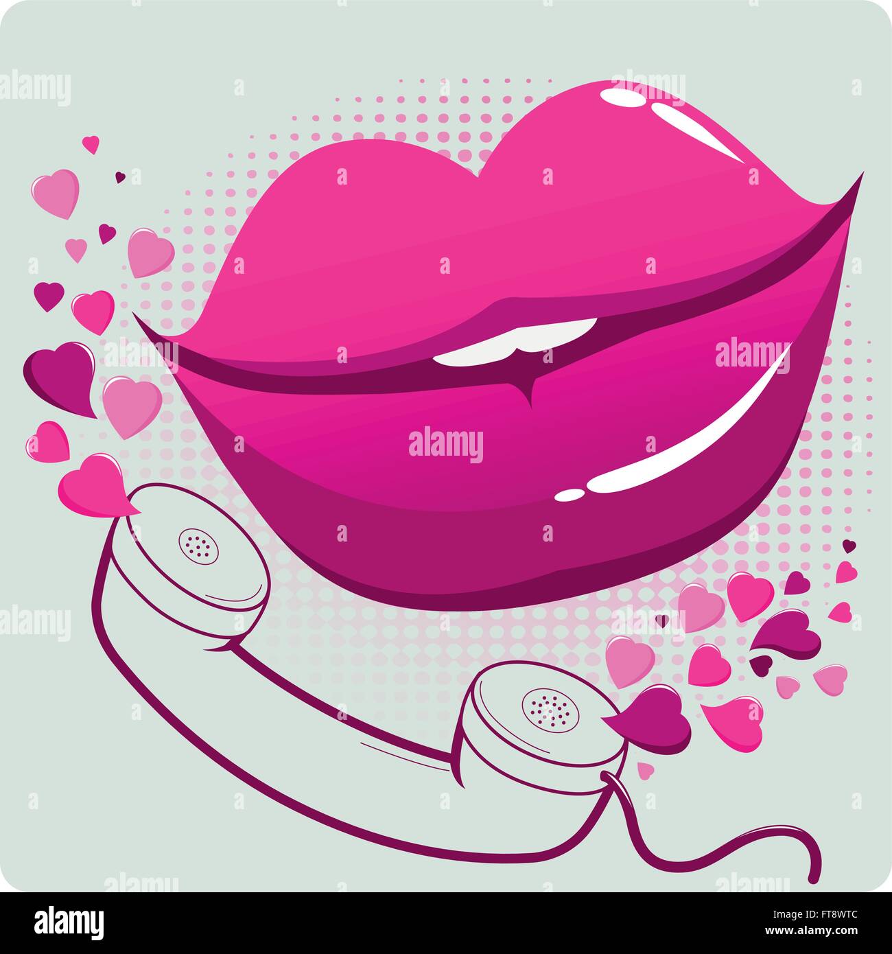 Mouth female lipstick lip lips vector Stock Vector Images - Alamy