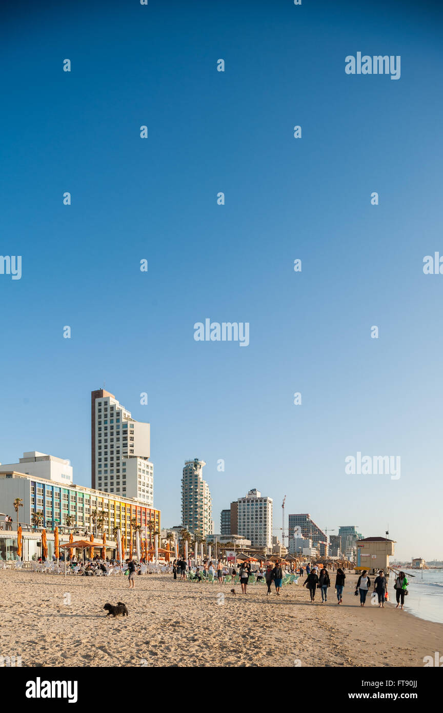 Israel, Tel Aviv, beach Stock Photo - Alamy