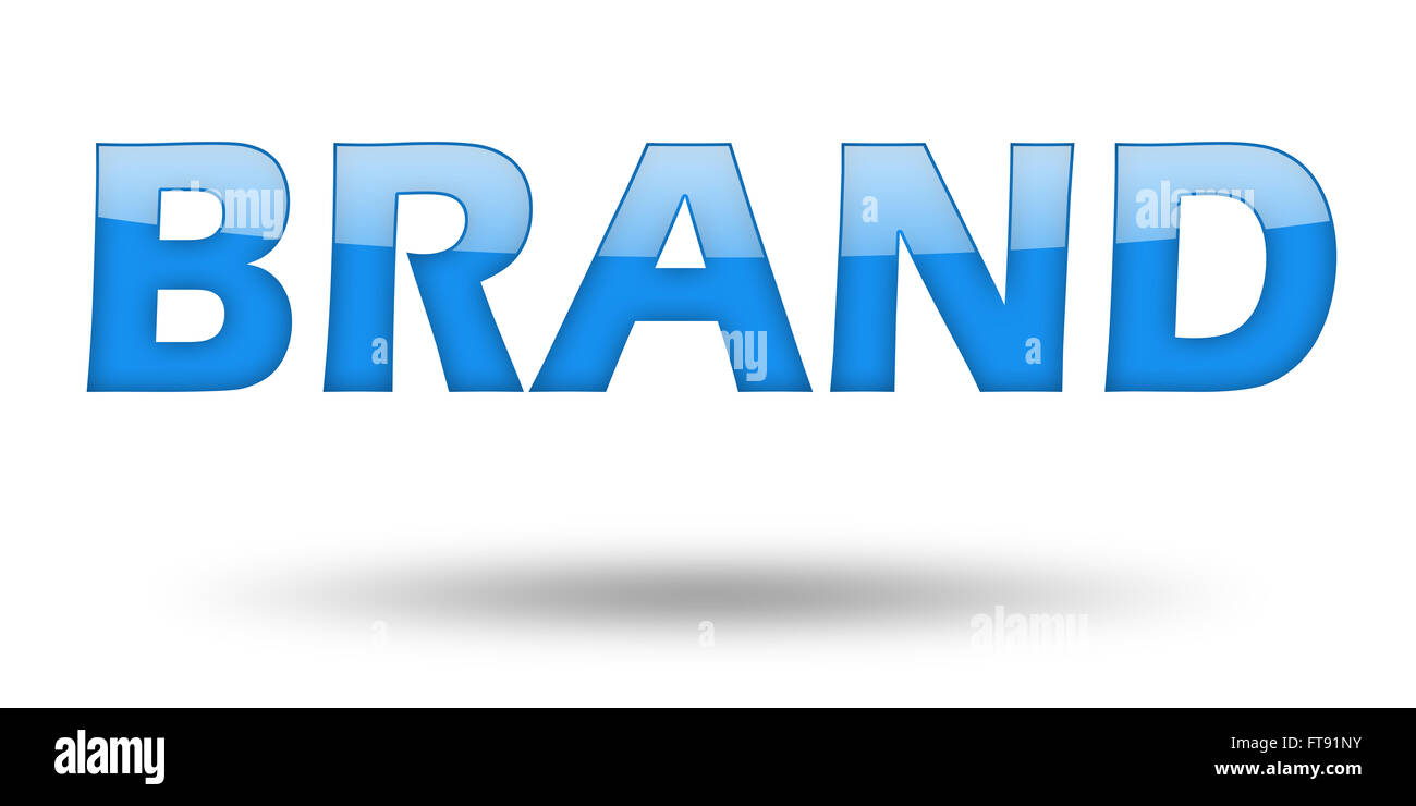 Brand product icon blue Cut Out Stock Images & Pictures - Alamy