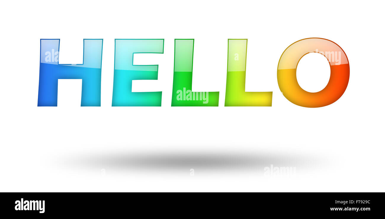 Hi word hi-res stock photography and images - Alamy