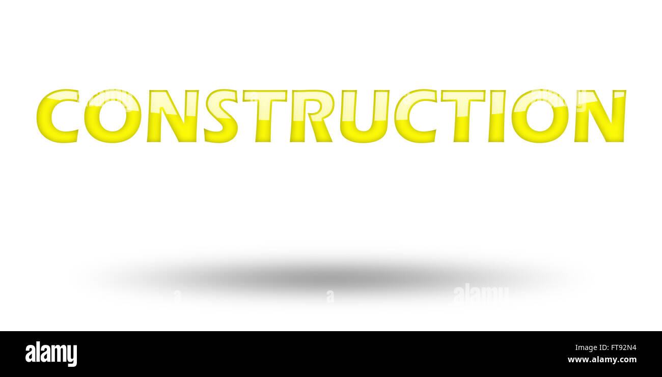 Construction word hi-res stock photography and images - Alamy