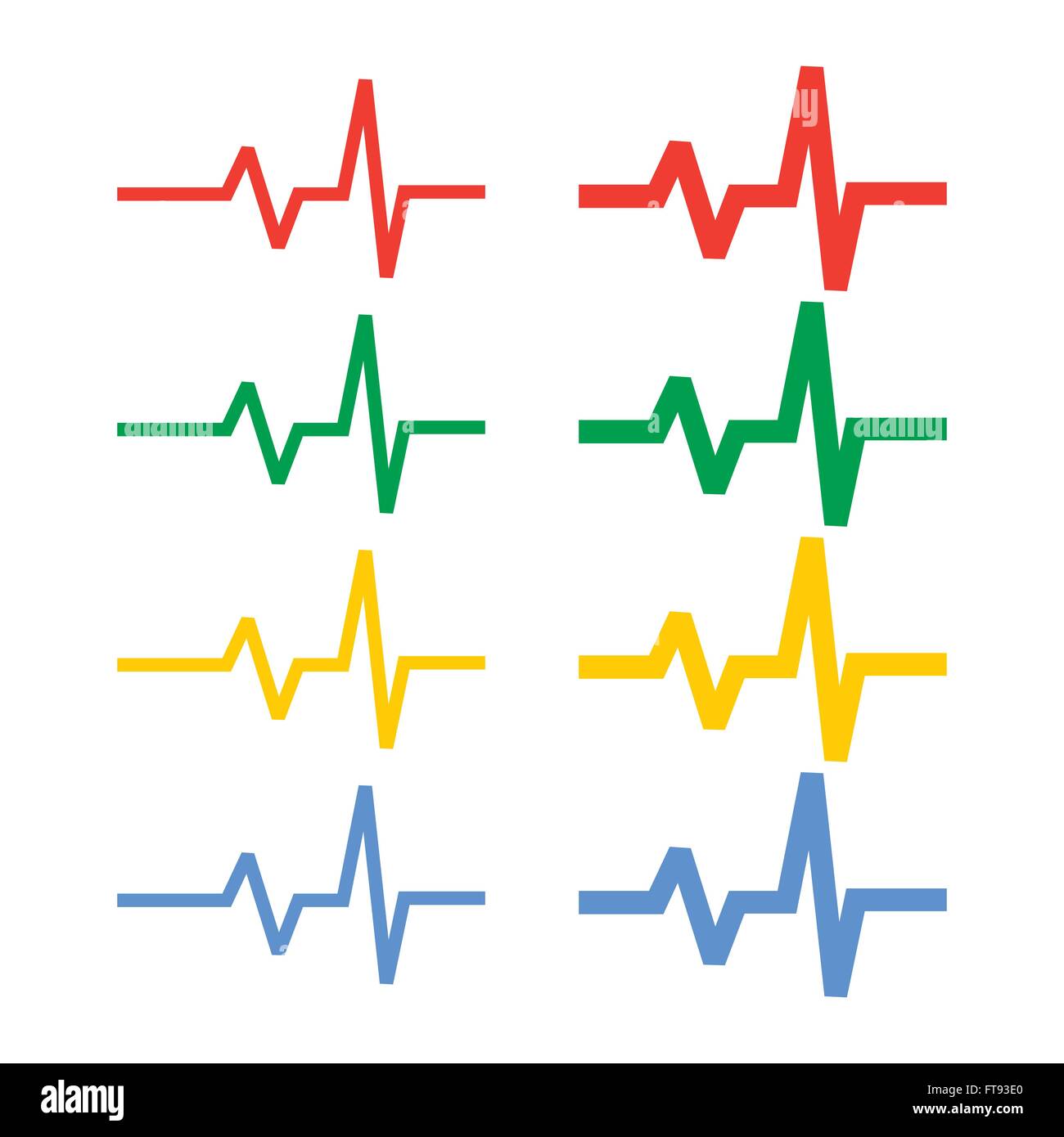 Ecg vector vectors hi-res stock photography and images - Alamy