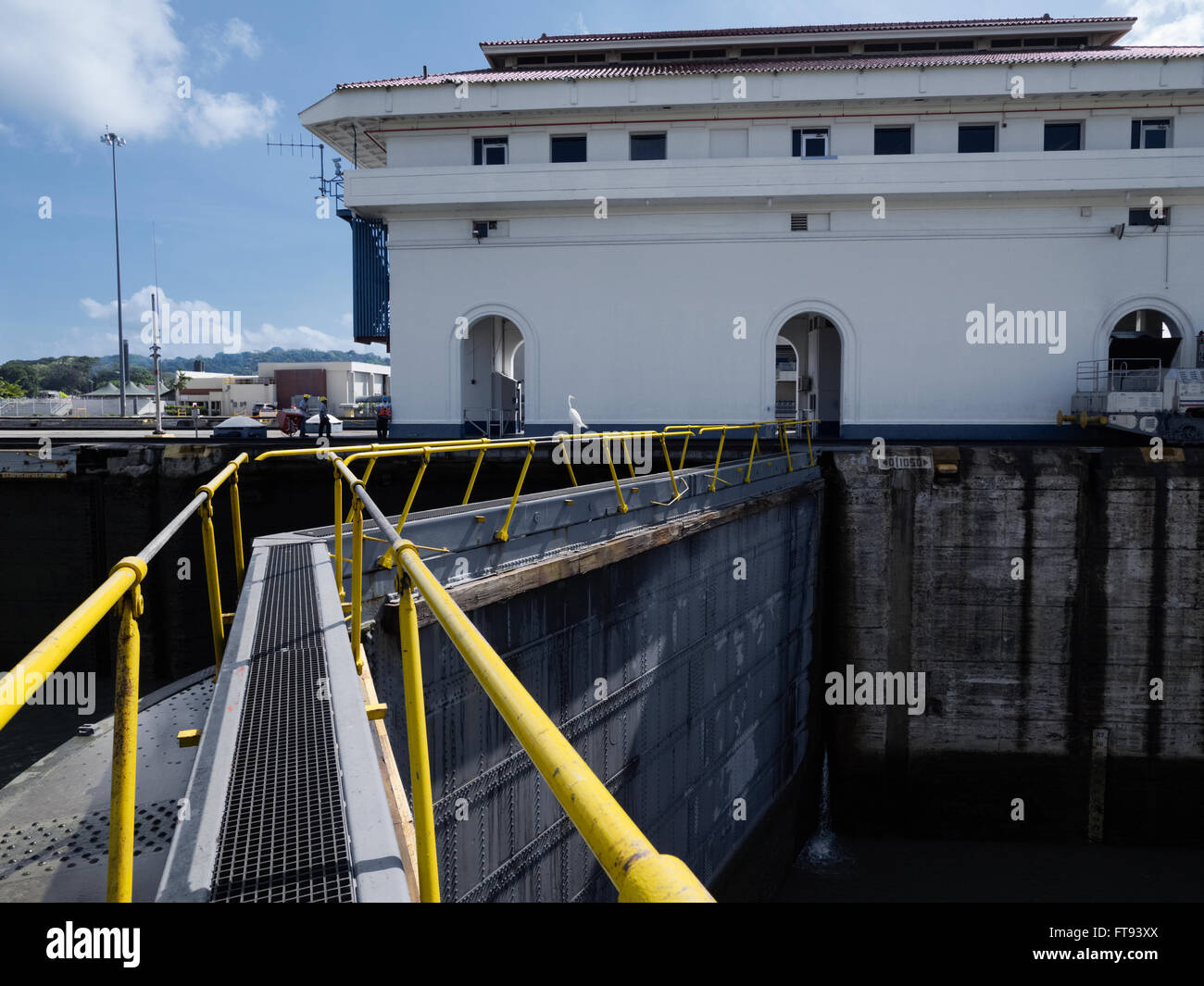 Miraflores Locks at Panama Canal, Panama Stock Photo - Alamy
