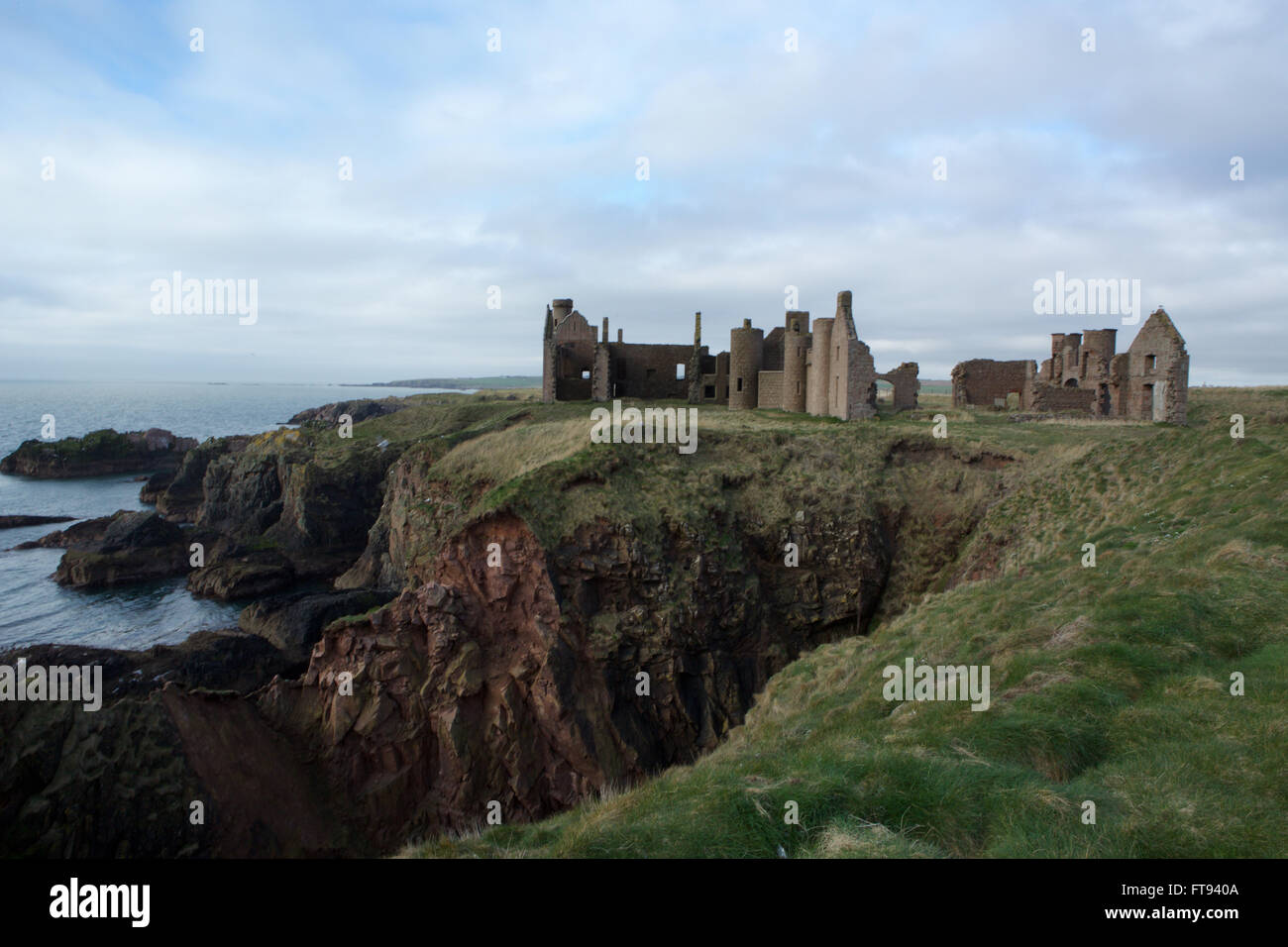 Slains Castle, Cruden Bay Stock Photo - Alamy