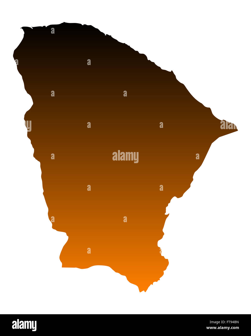 State map of ceara hi-res stock photography and images - Alamy