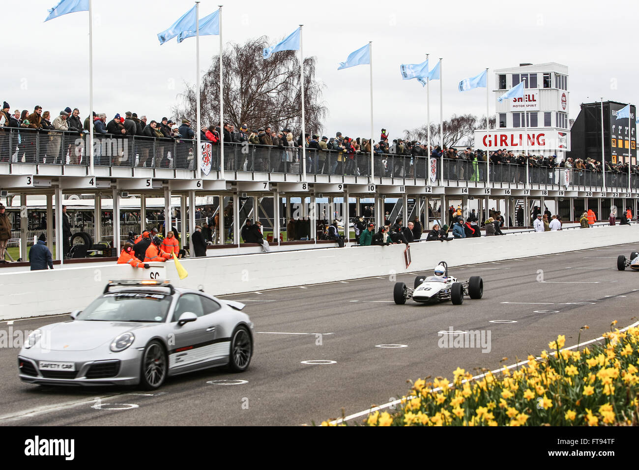 Goodwood classic historic motor racing at the Goodwood Members Meeting ...