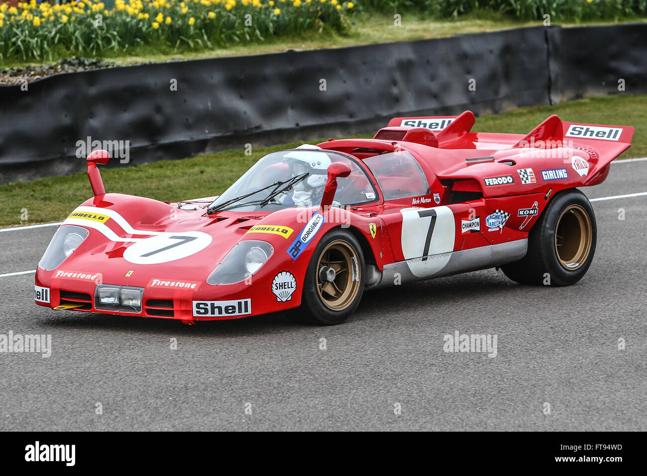 Goodwood classic historic motor racing at the Goodwood Members Meeting ...