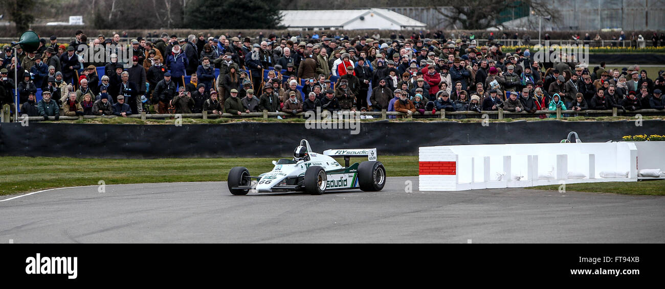 Goodwood classic historic motor racing at the Goodwood Members Meeting ...