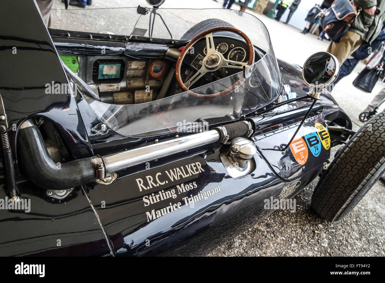 Goodwood classic historic motor racing at the Goodwood Members Meeting ...