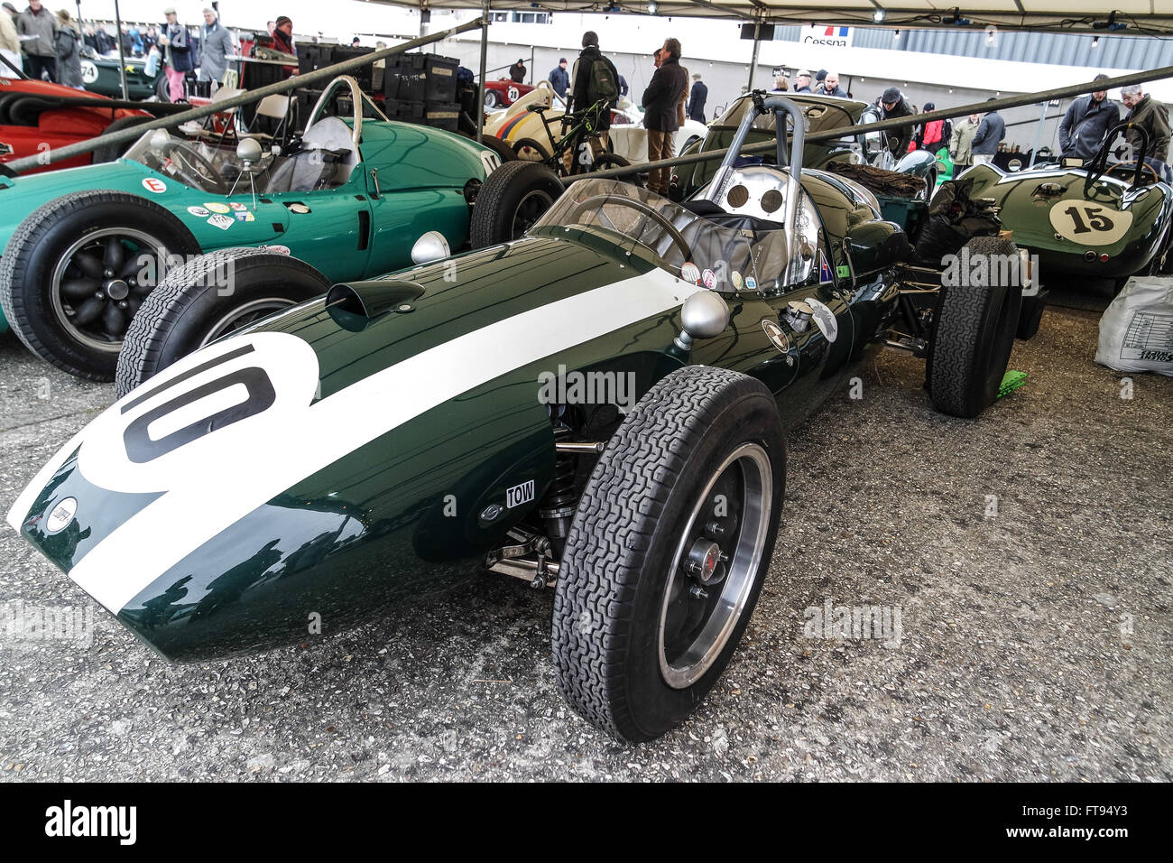 Goodwood classic historic motor racing at the Goodwood Members Meeting ...