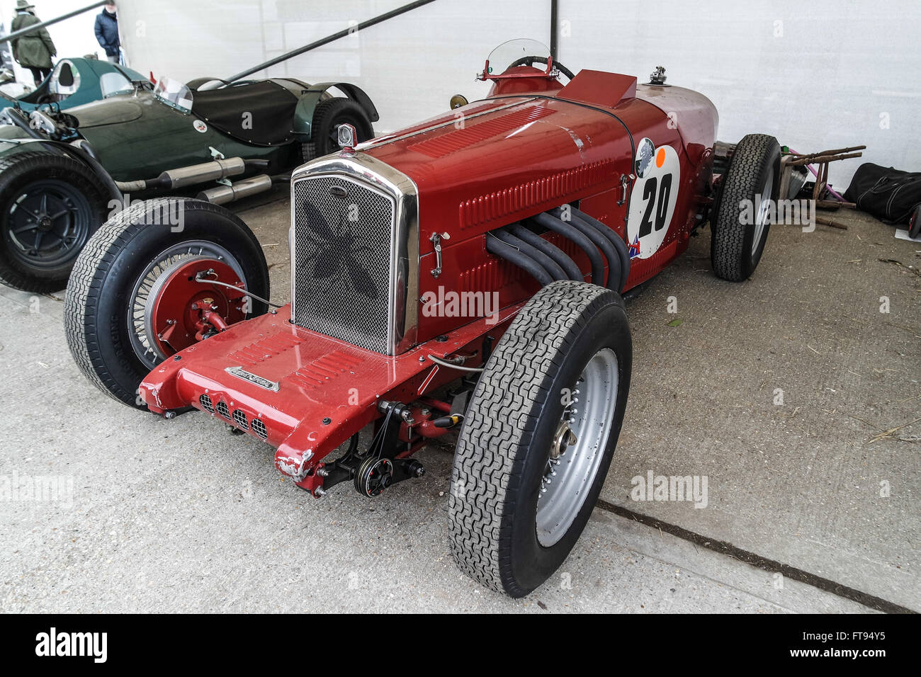Goodwood classic historic motor racing at the Goodwood Members Meeting ...