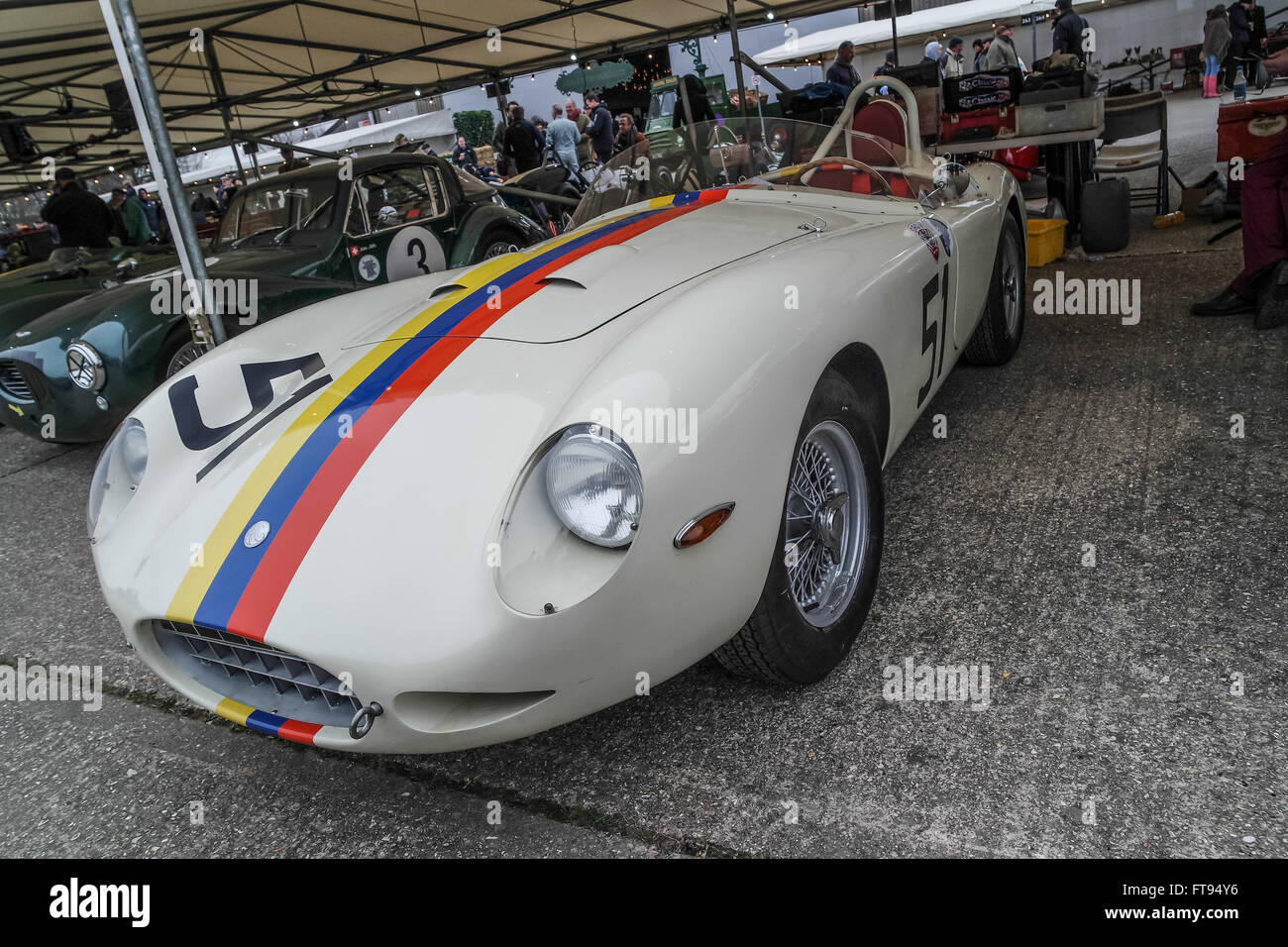 Goodwood classic historic motor racing at the Goodwood Members Meeting ...