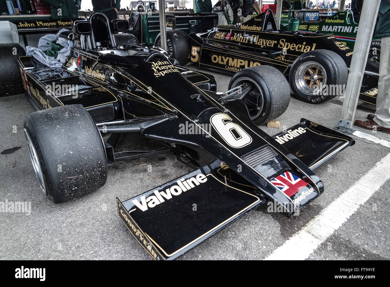 Goodwood classic historic motor racing at the Goodwood Members Meeting ...