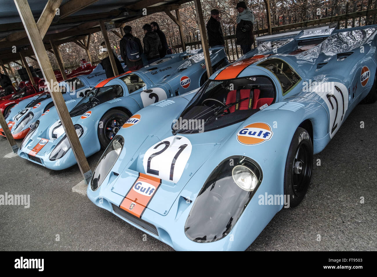 Goodwood classic historic motor racing at the Goodwood Members Meeting ...