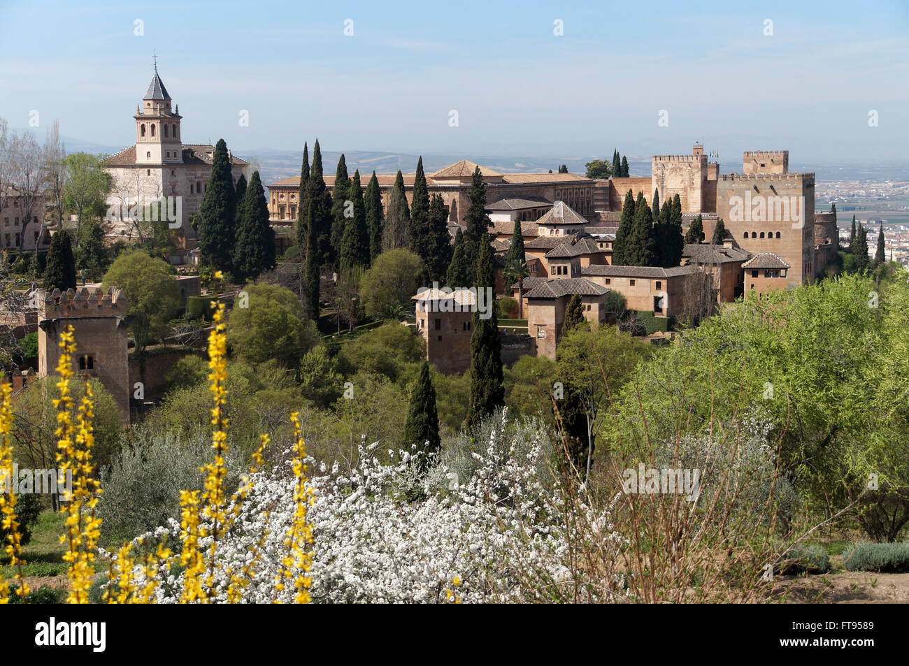 Historic view of the country side of Granada Spain Stock Photo - Alamy