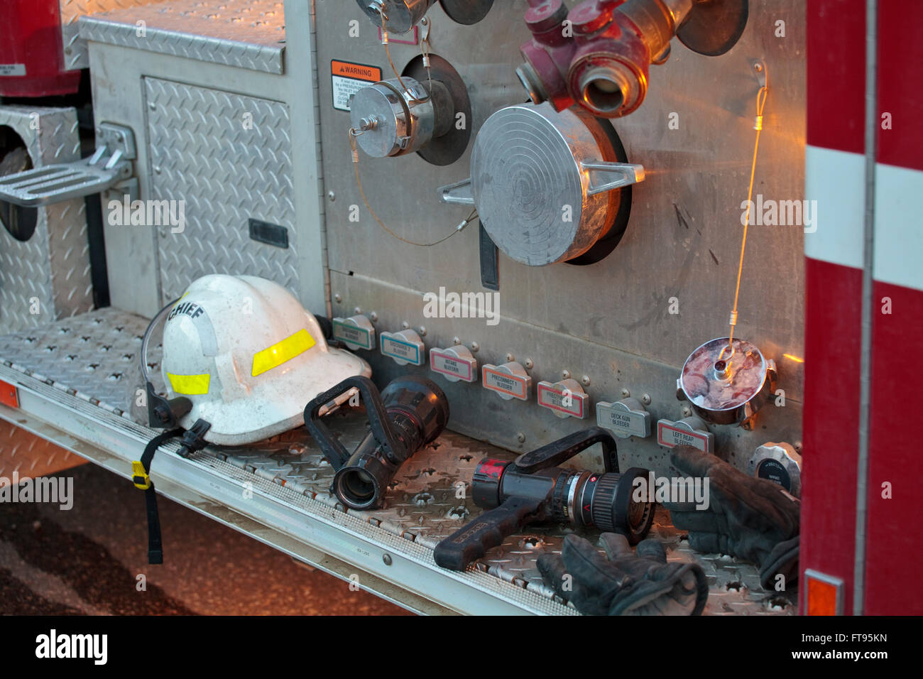 Fire truck equipment hi-res stock photography and images - Alamy