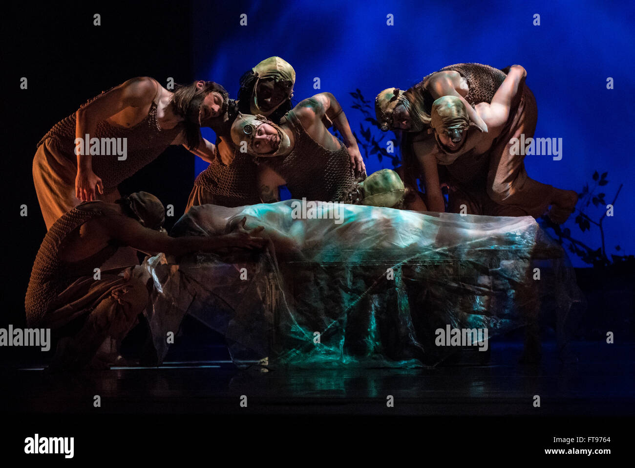 London, UK. 25th March, 2016. balletLORENT present Snow White at Sadler ...