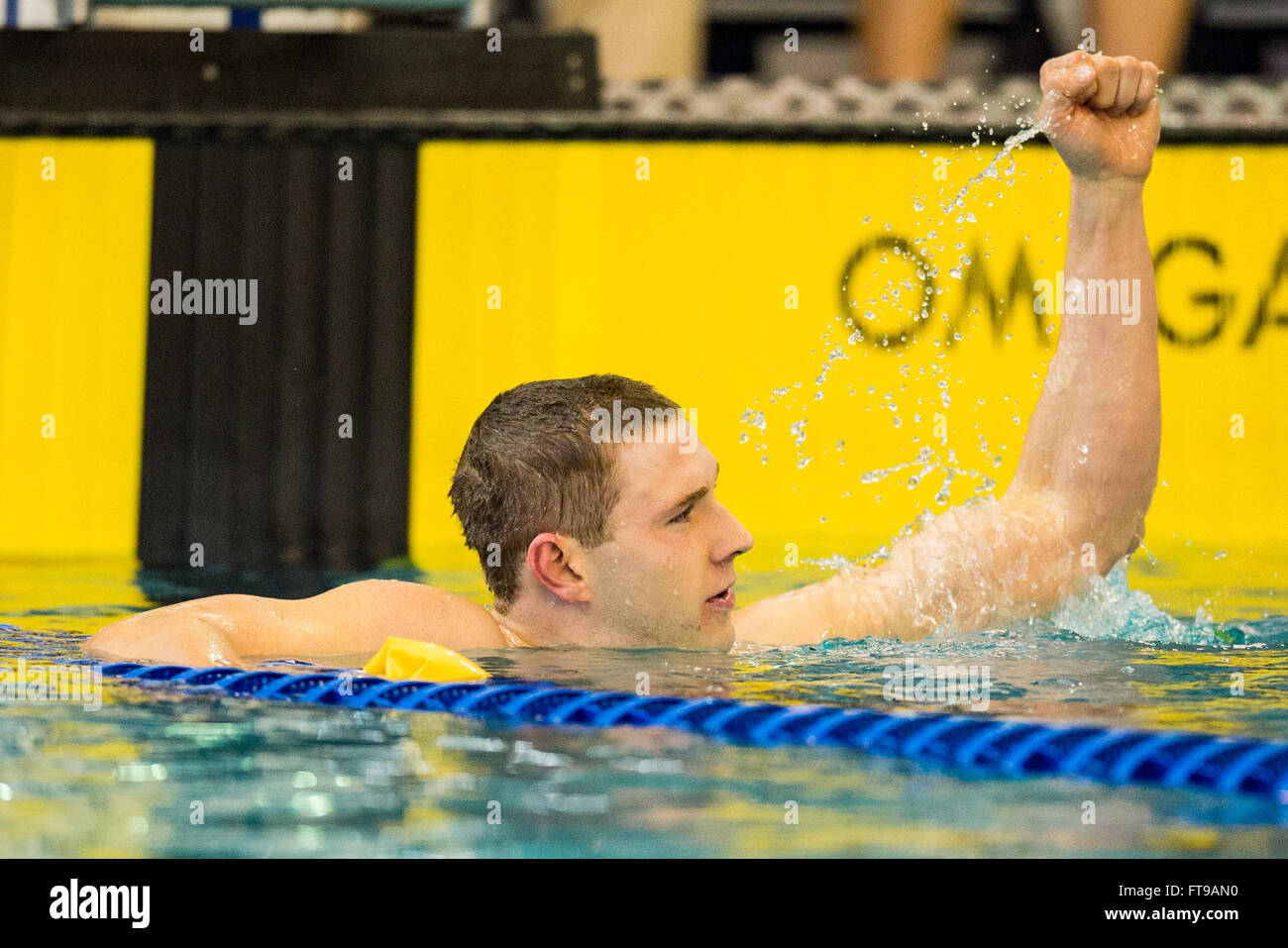 Atlanta, Georgia, USA. 25th Mar, 2016. Cal swimmer Ryan Murphy during ...