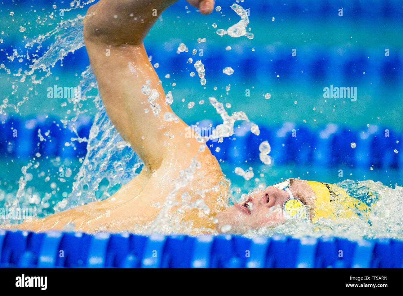 Atlanta, Georgia, USA. 25th Mar, 2016. Cal swimmer Josh Prenot during ...