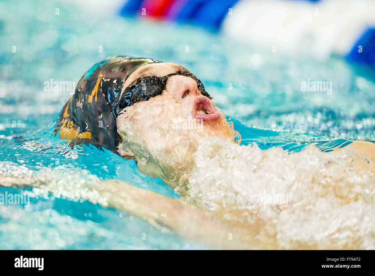 Atlanta, Georgia, USA. 25th Mar, 2016. Texas swimmer Jonathan Roberts ...