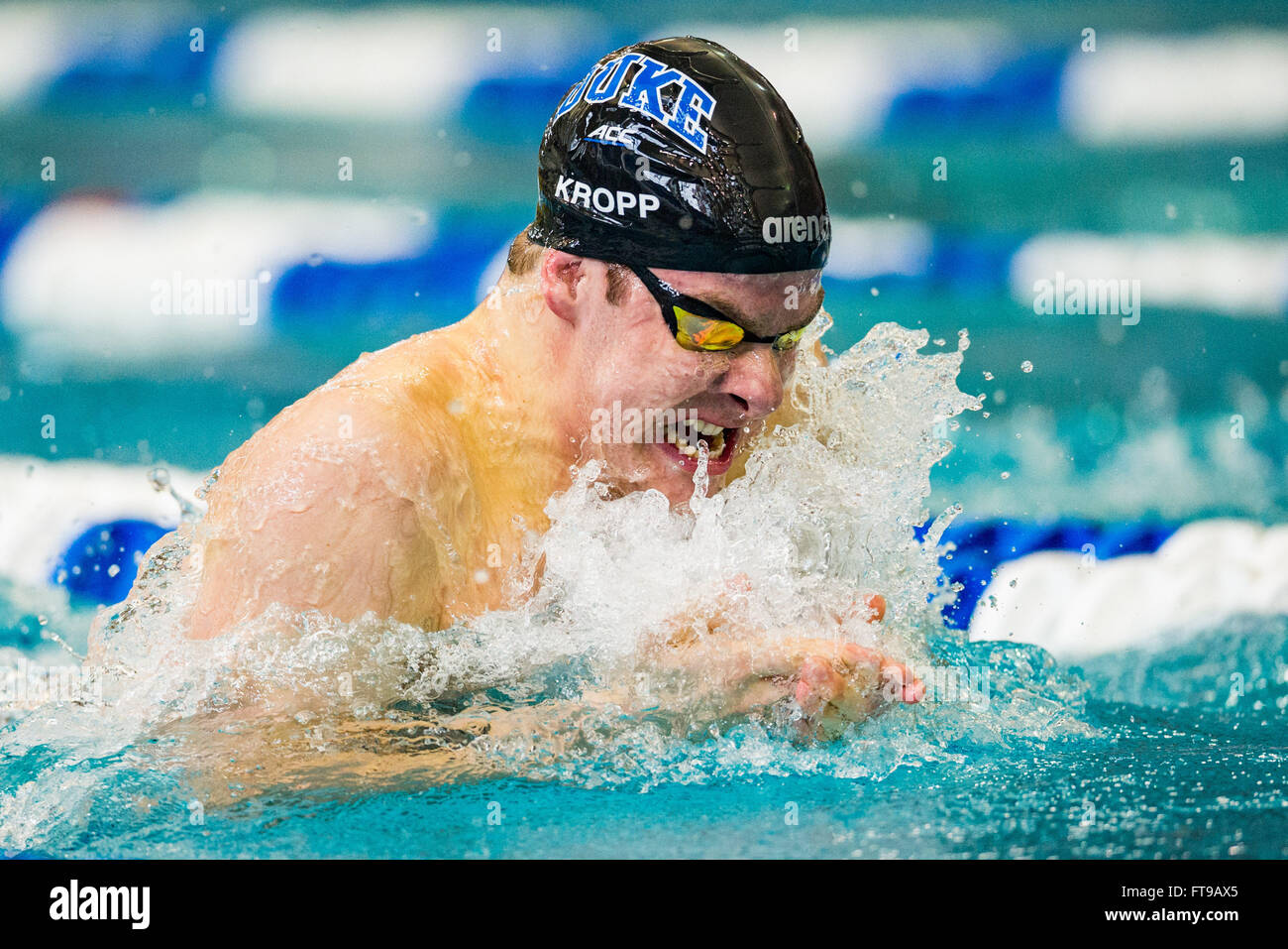 Atlanta, Georgia, USA. 25th Mar, 2016. Duke swimmer Peter Kropp during ...