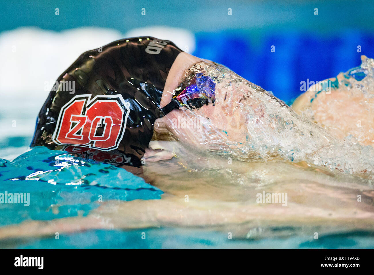 Atlanta, Georgia, USA. 25th Mar, 2016. NC State swimmer Hennessey ...