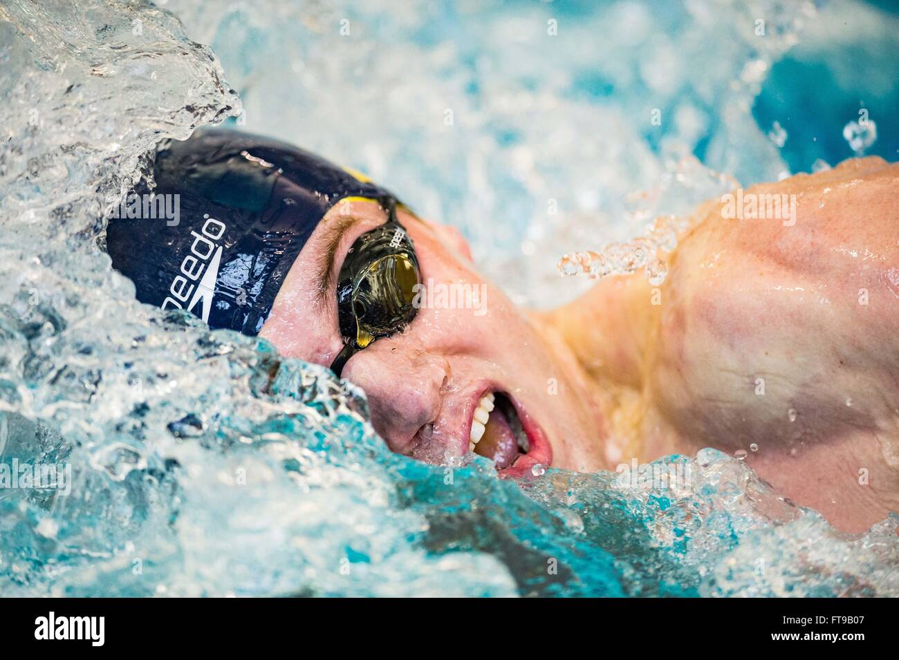 Atlanta, Georgia, USA. 25th Mar, 2016. Michigan swimmer Jack Mangan ...