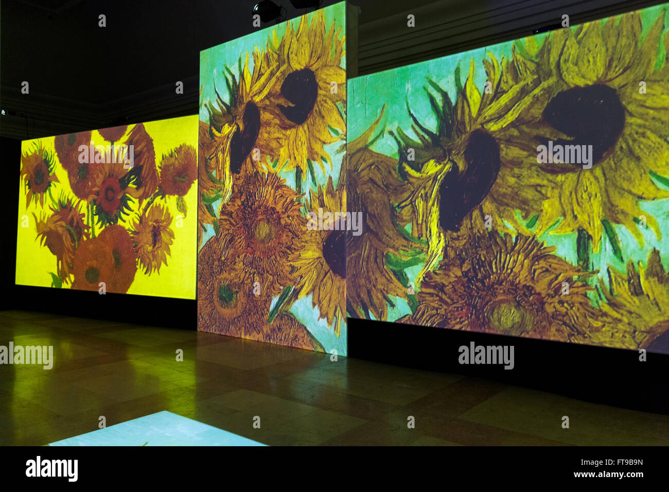 Turin, Italy. 25th Mar, 2016. Inaugurated in Turin "Van Gogh Alive ...