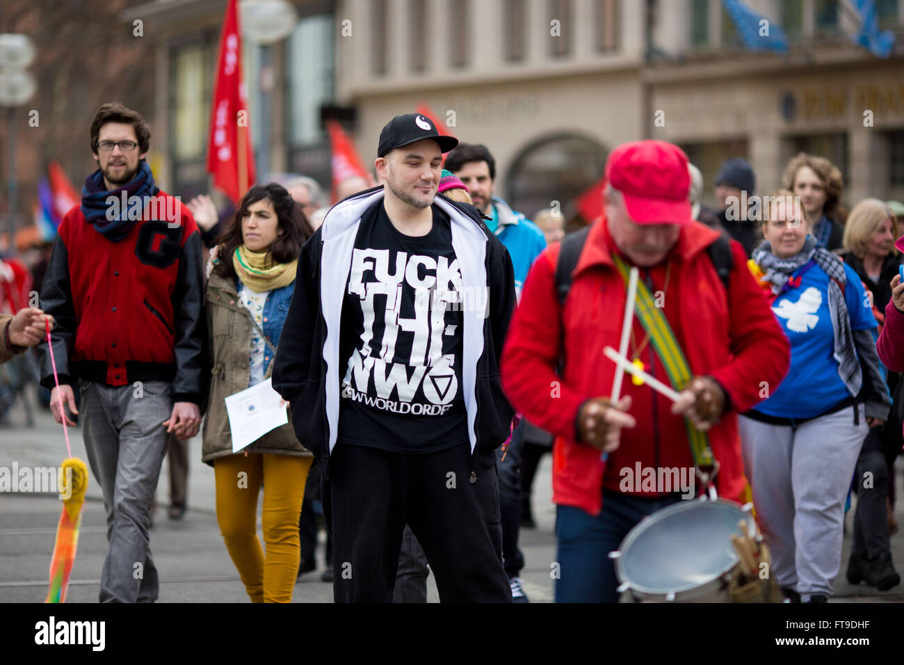 Munich march demonstration hi-res stock photography and images - Alamy