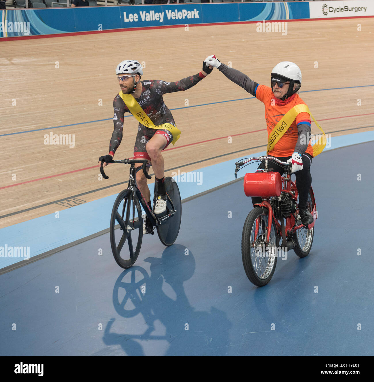 Lee Valley, Velopark, London, UK. 25th Mar, 2016. The Good Friday Track ...