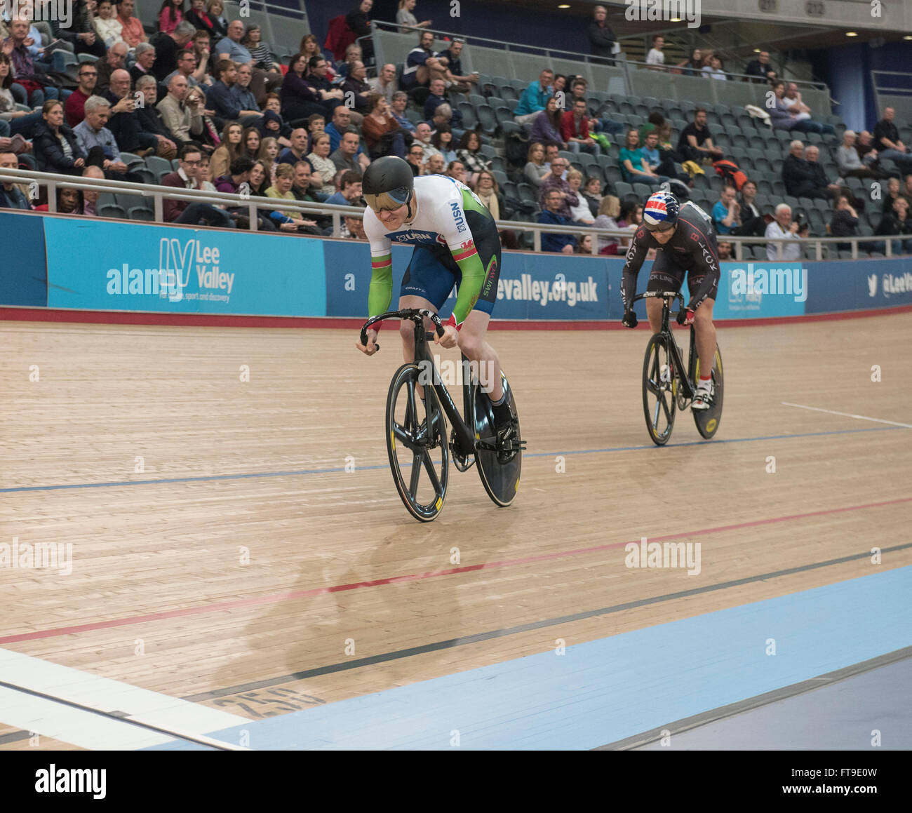 Lee Valley, Velopark, London, UK. 25th Mar, 2016. The Good Friday Track ...