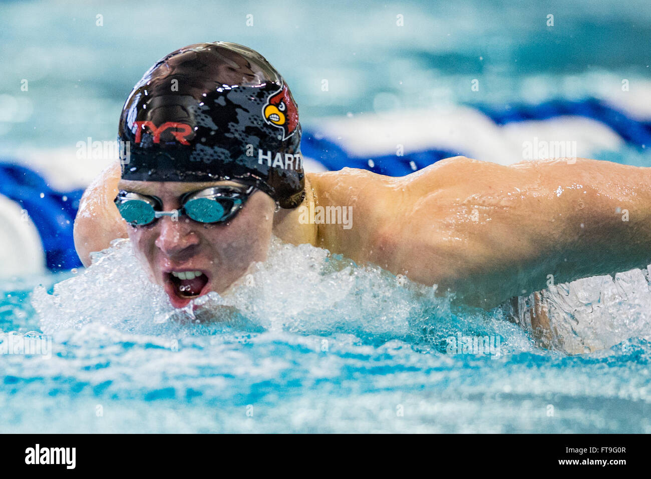 Atlanta, Georgia, USA. 26th Mar, 2016. Louisville swimmer Zach Harting ...