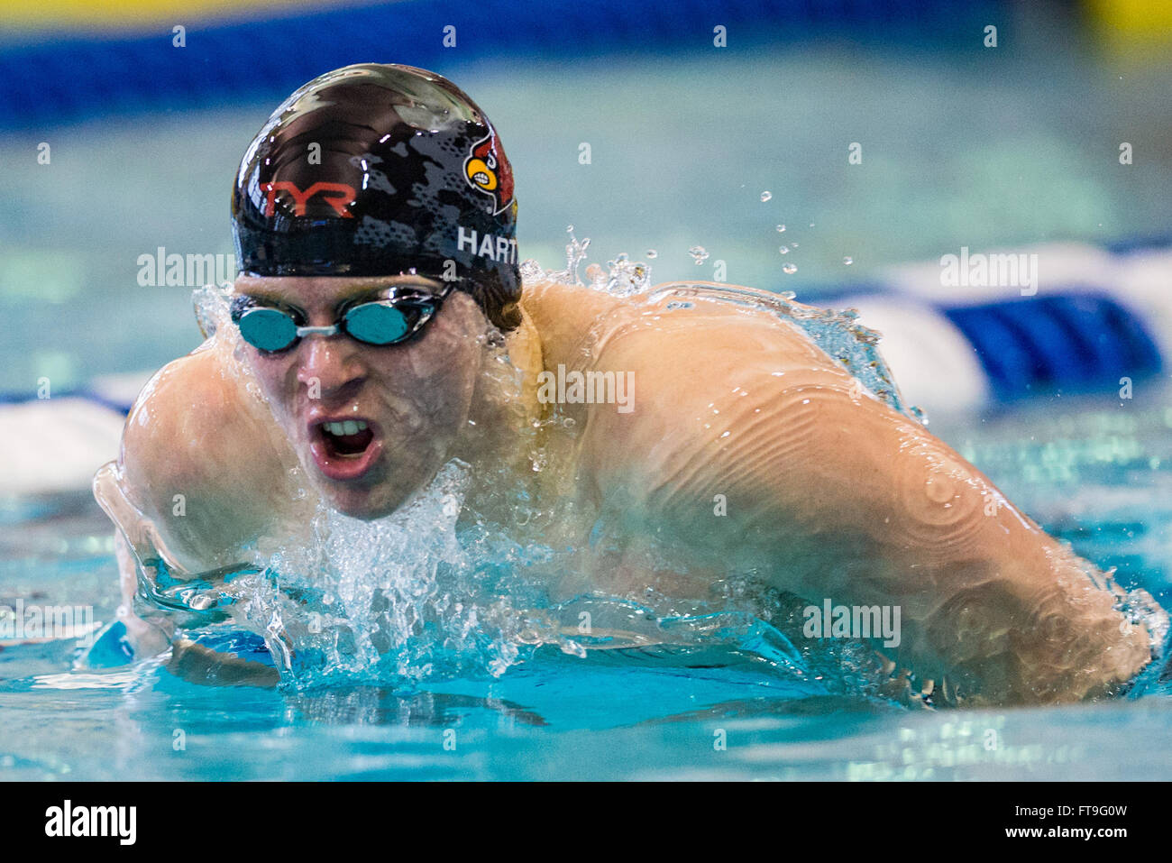 Atlanta, Georgia, USA. 26th Mar, 2016. Louisville swimmer Zach Harting ...