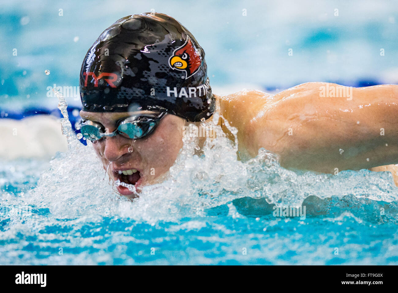 Atlanta, Georgia, USA. 26th Mar, 2016. Louisville swimmer Zach Harting ...