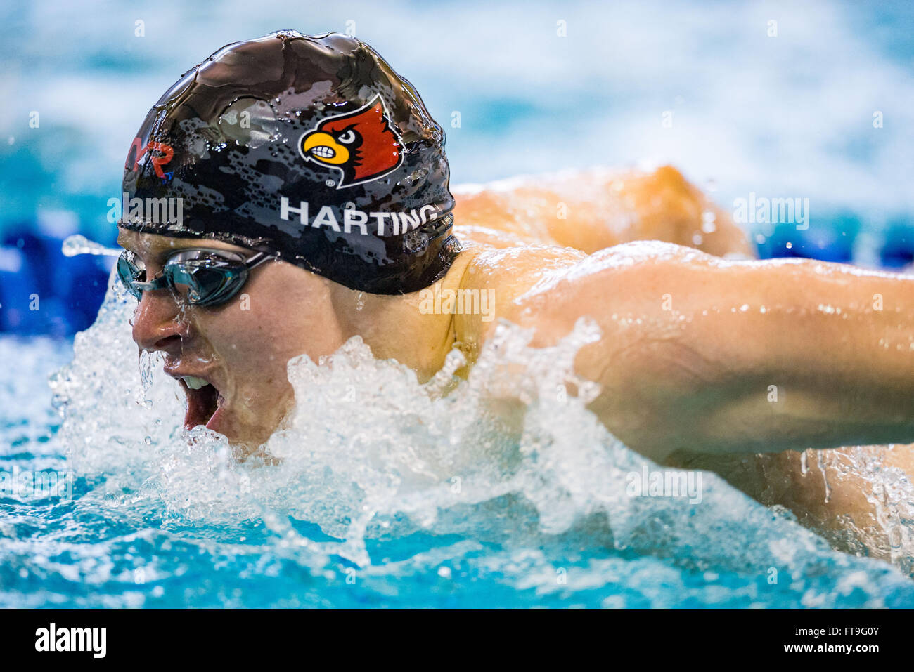 Atlanta, Georgia, USA. 26th Mar, 2016. Louisville swimmer Zach Harting ...