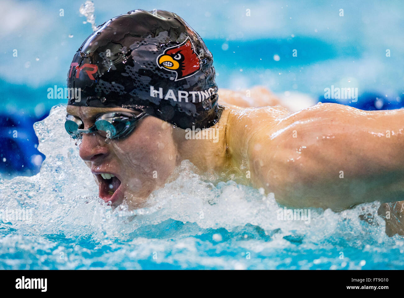 Atlanta, Georgia, USA. 26th Mar, 2016. Louisville swimmer Zach Harting ...