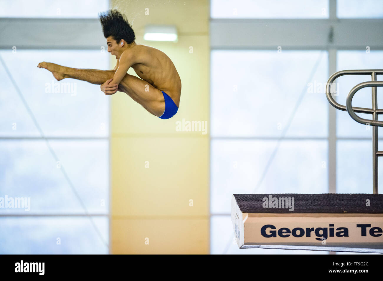 Atlanta, Georgia, USA. 26th Mar, 2016. Pitt diver Dominic Giordano ...