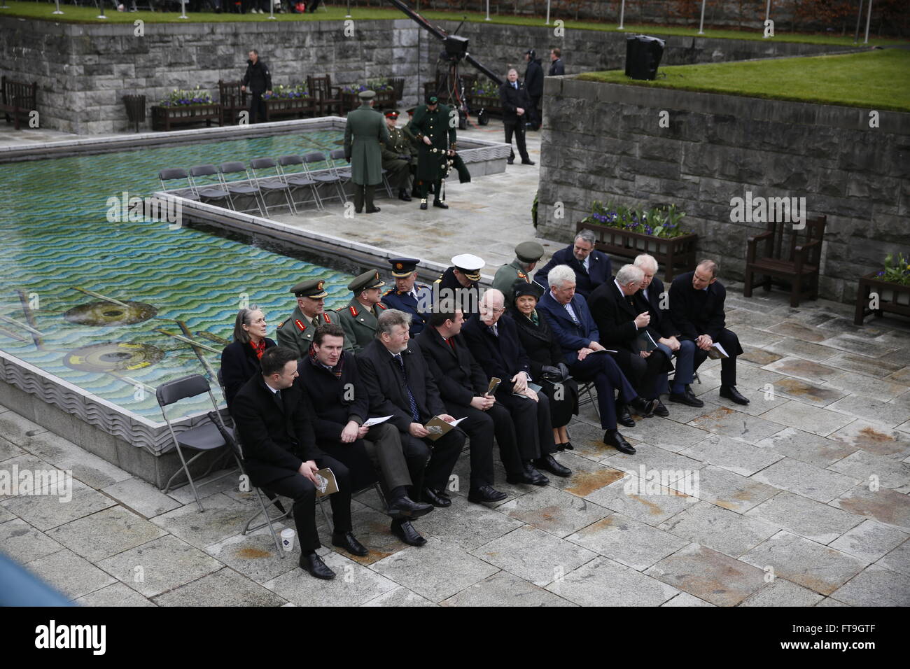 A remembrance ceremony for all those who died during the events of 1916 ...