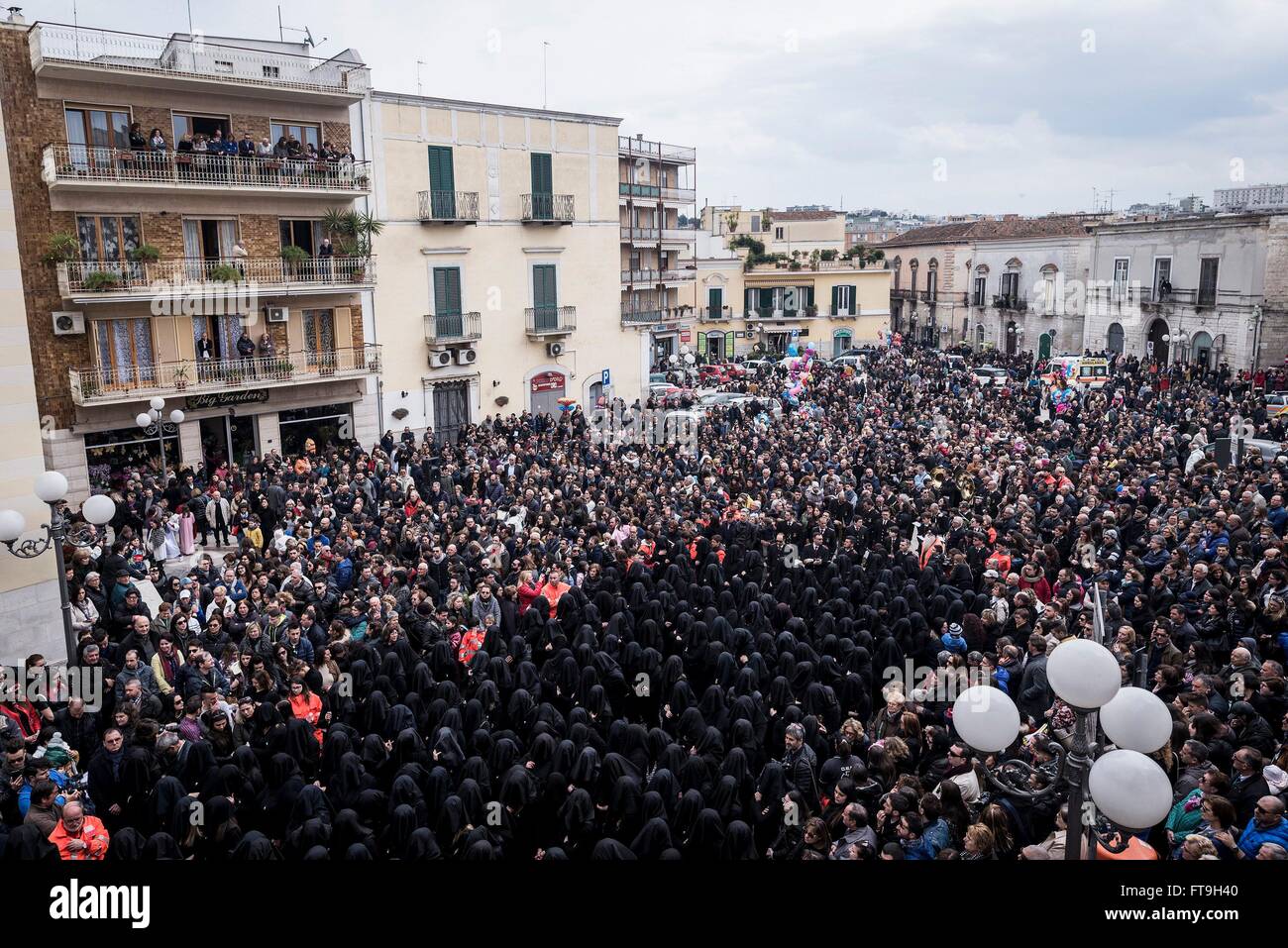 Canosa Di Puglia, Italy. 26th Mar, 2016. On the Holy Saturday, during ...