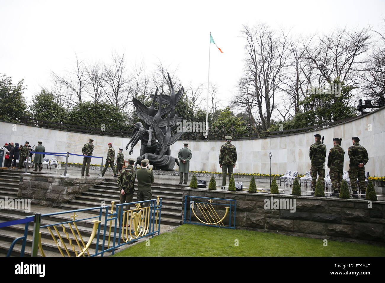 A remembrance ceremony for all those who died during the events of 1916 ...