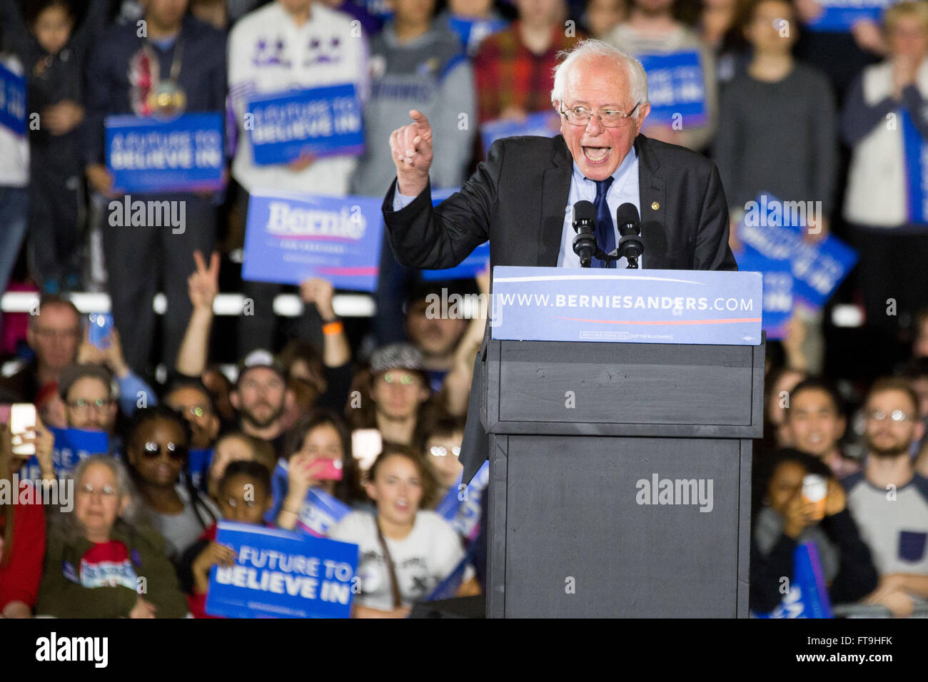 Madison, Wisconsin, USA. 26th Mar, 2016. Vermont Senator and Democratic ...